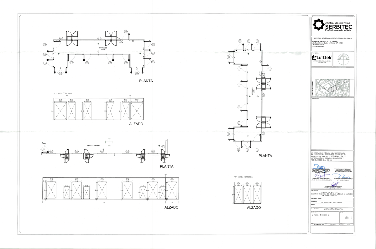 Plano 14 - descipcion - central de mezclas SERBITEC Profesionales de la ...