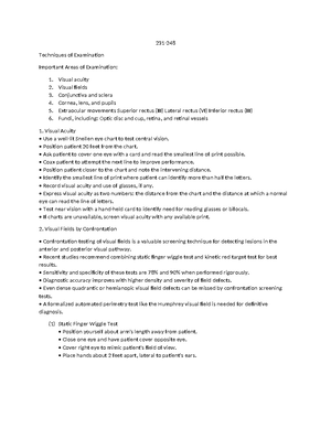 BDD - CH8 - Summary Bates' Guide to Physical Examination and History ...