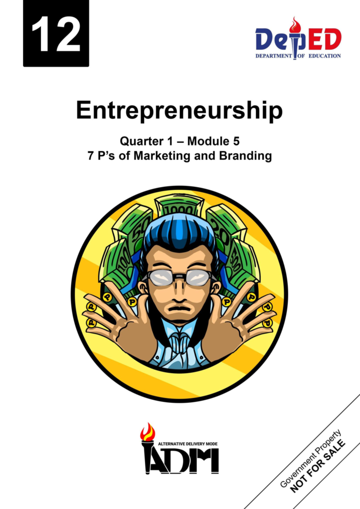 Entrepreneurship G12 ADM Q1 Module 5: Understanding the Marketing Mix ...