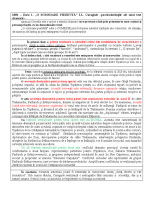 Caracterizarea personajului Felix Sima - El este caracterizat direct şi ...