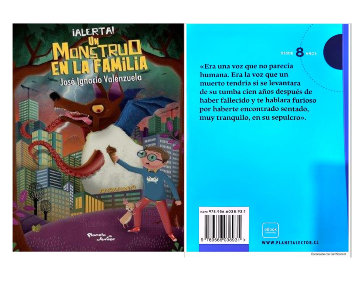 ALERTA! UN MONSTRUO EN LA FAMILIA - Notas de Lectura y Análisis - Studocu