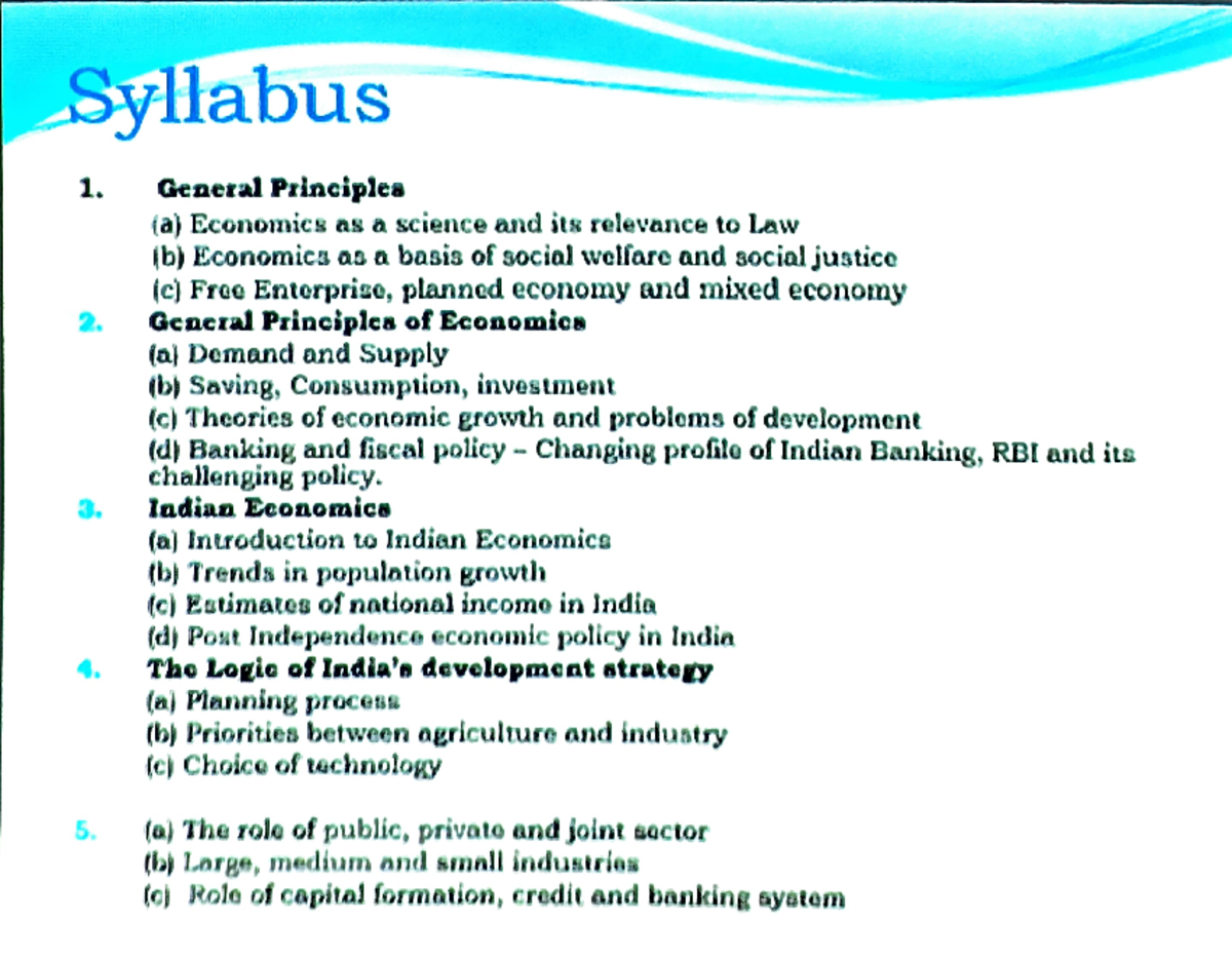 Economic Principles & Concepts: Notes for Econ 101 Syllabus - Studocu