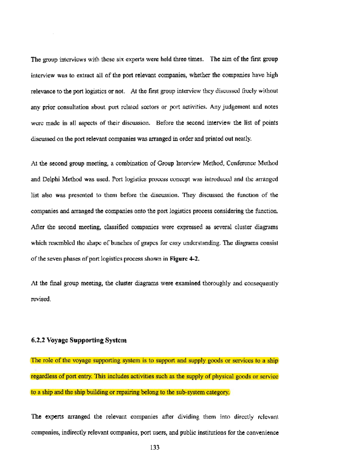 Port Logistics System Analysis: Group Interviews & Findings - Studocu