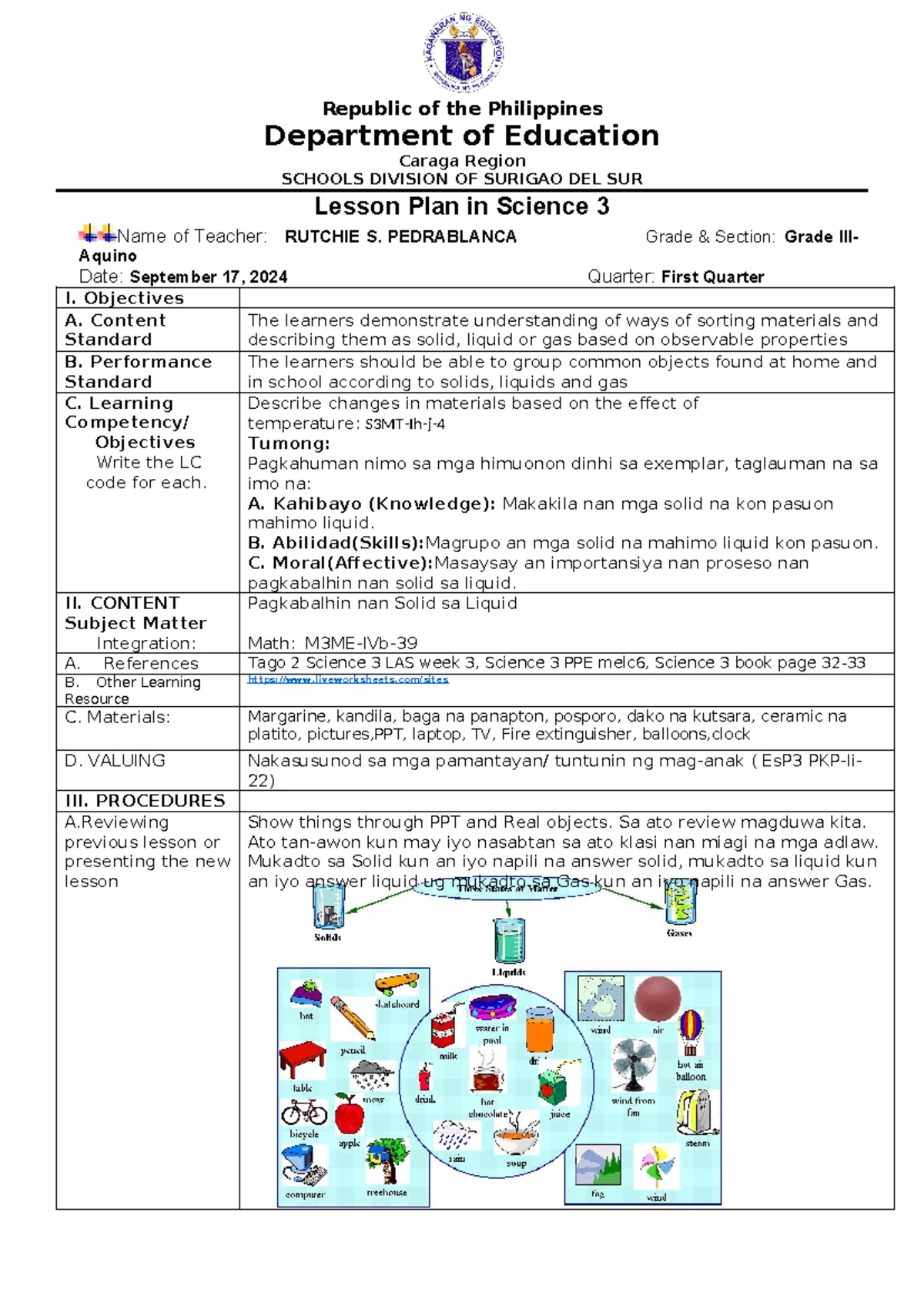 COT MATH 5 Q3 - this is a sample cot - LESSON EXEMPLAR School Tayawan ...
