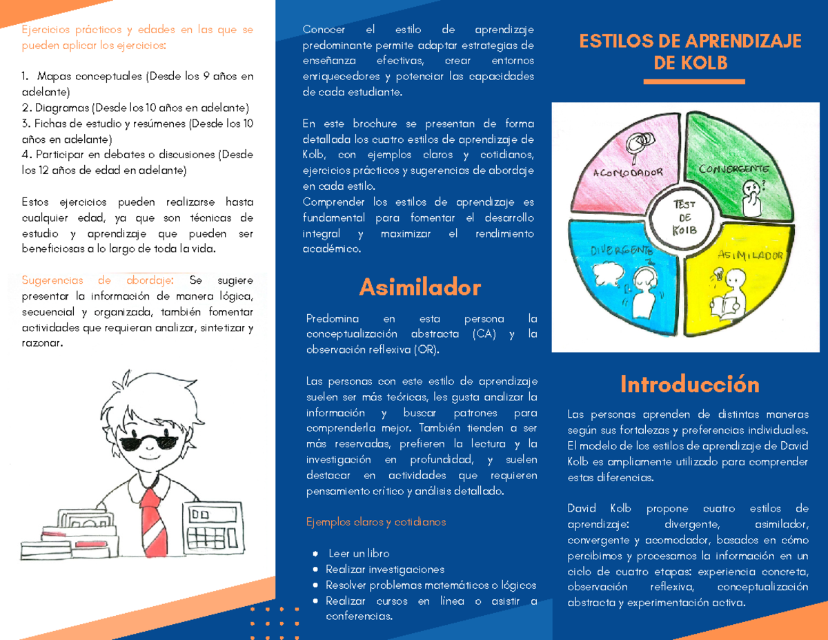 Estilos de Aprendizaje de Kolb: Guía Práctica y Ejercicios - Studocu