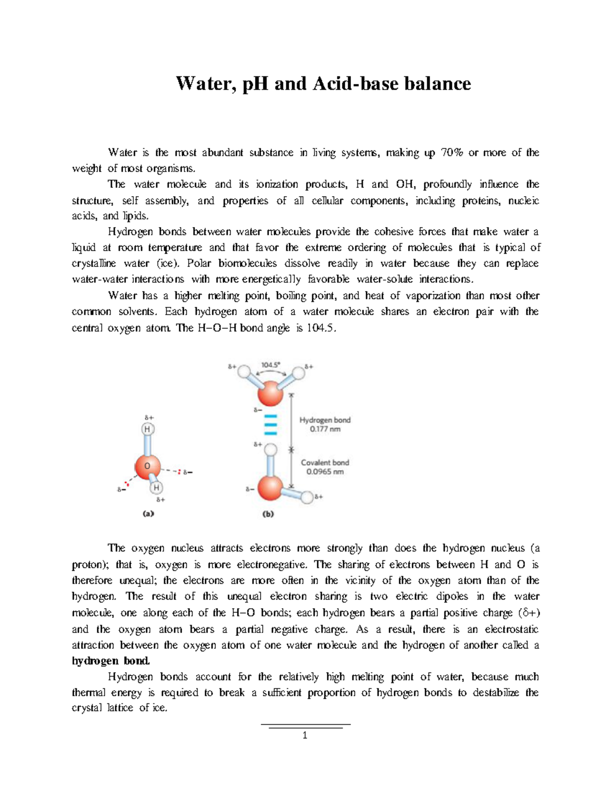 BIO202-Handouts-1 45 - QUIZ FILE BY ASFAND YARR - Water, pH and Acid ...