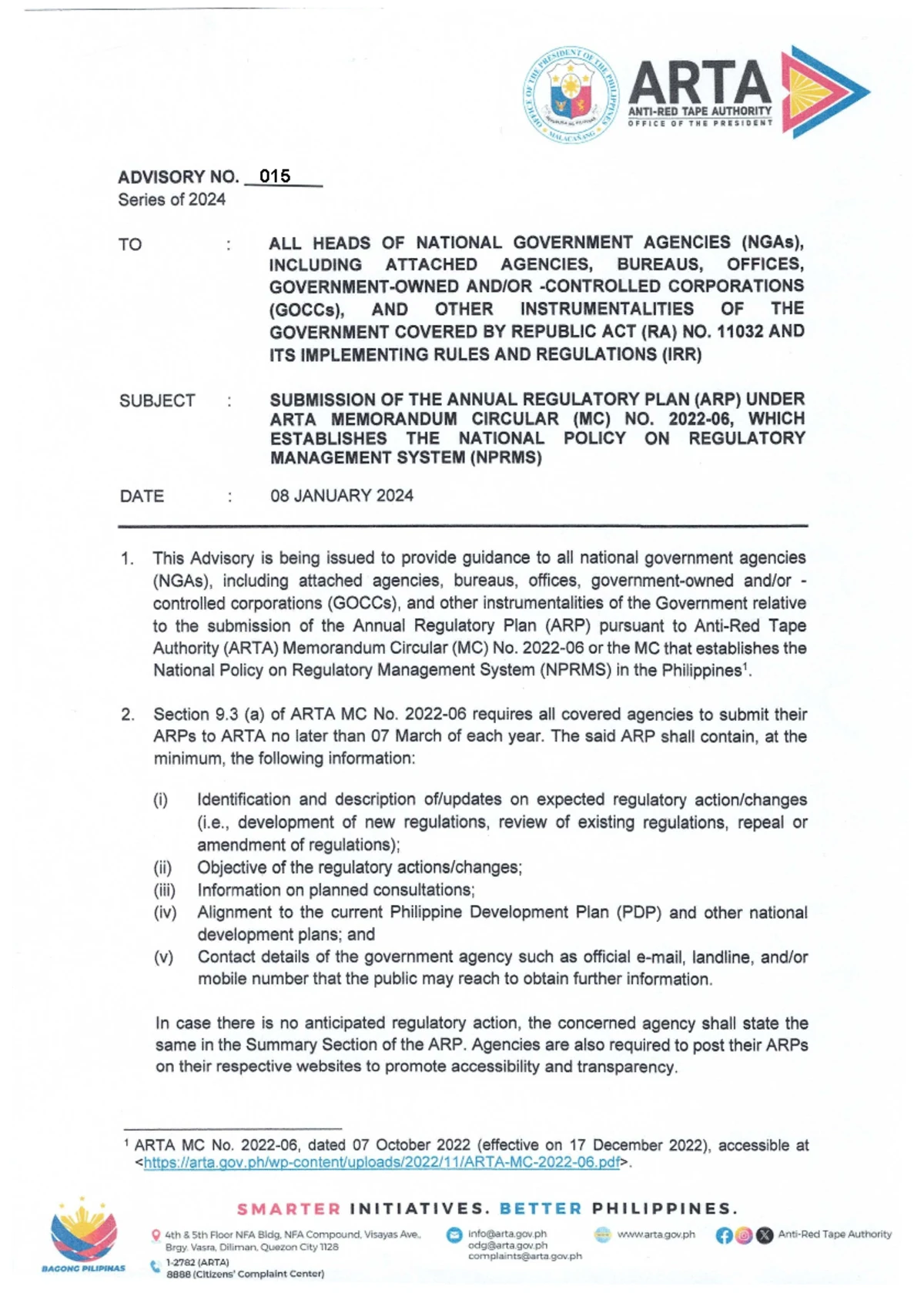 Information Sample in Legal Forms subject - REPUBLIC OF THE PHILIPPINES ...
