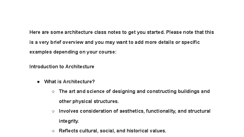 Architecture 101: Key Concepts and Styles Overview - Studocu