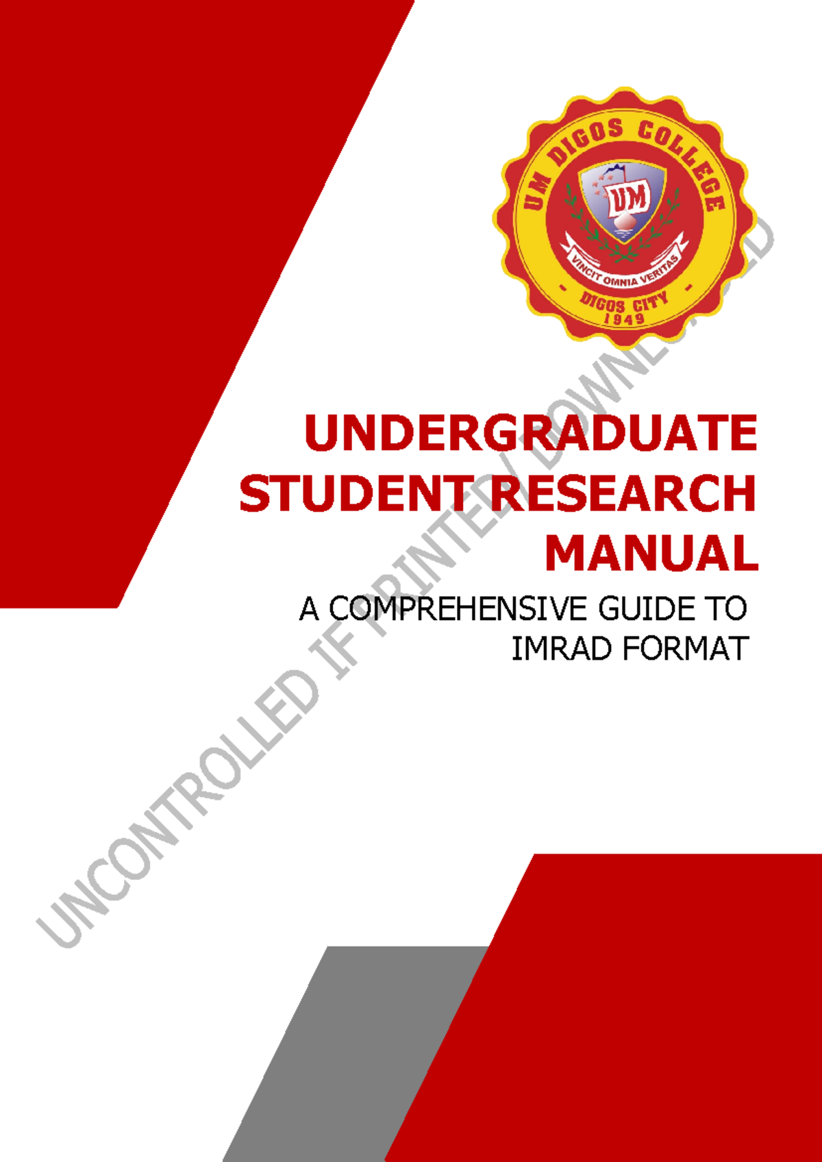 Undergraduate Research Manual: Comprehensive Guide to IMRAD Format ...
