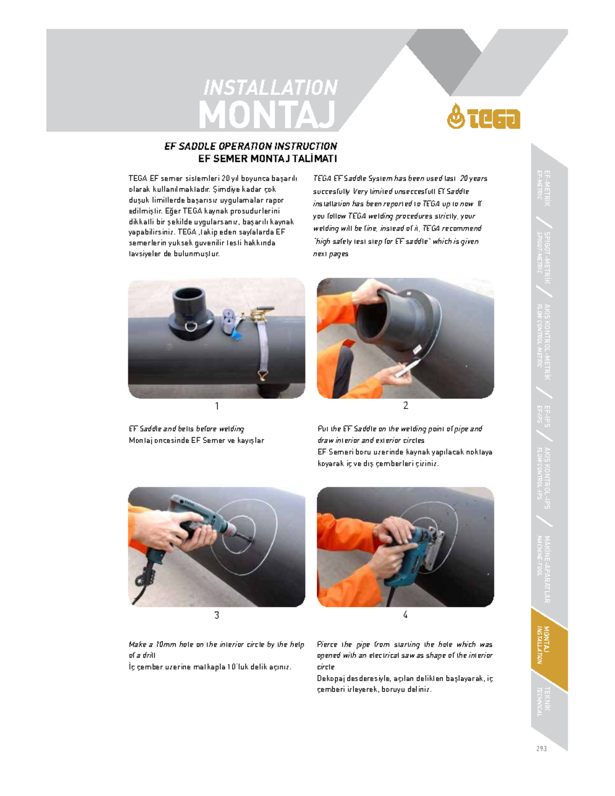 EF Saddle Installation Instructions (EF SEMER MONTAJ TALİMATI) - Studocu