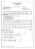 Grade 4 Mathematics Term 4 Test Paper - October 31, 2024 - Studocu