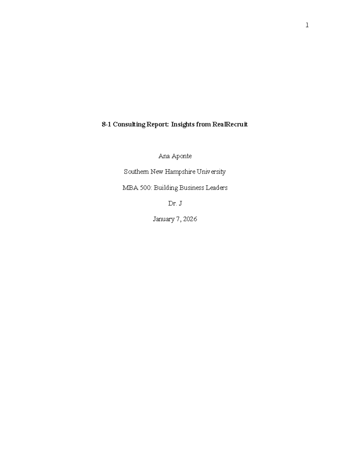 MBA 500: Consulting Report on Ethical Practices at ABC Beauty Company ...