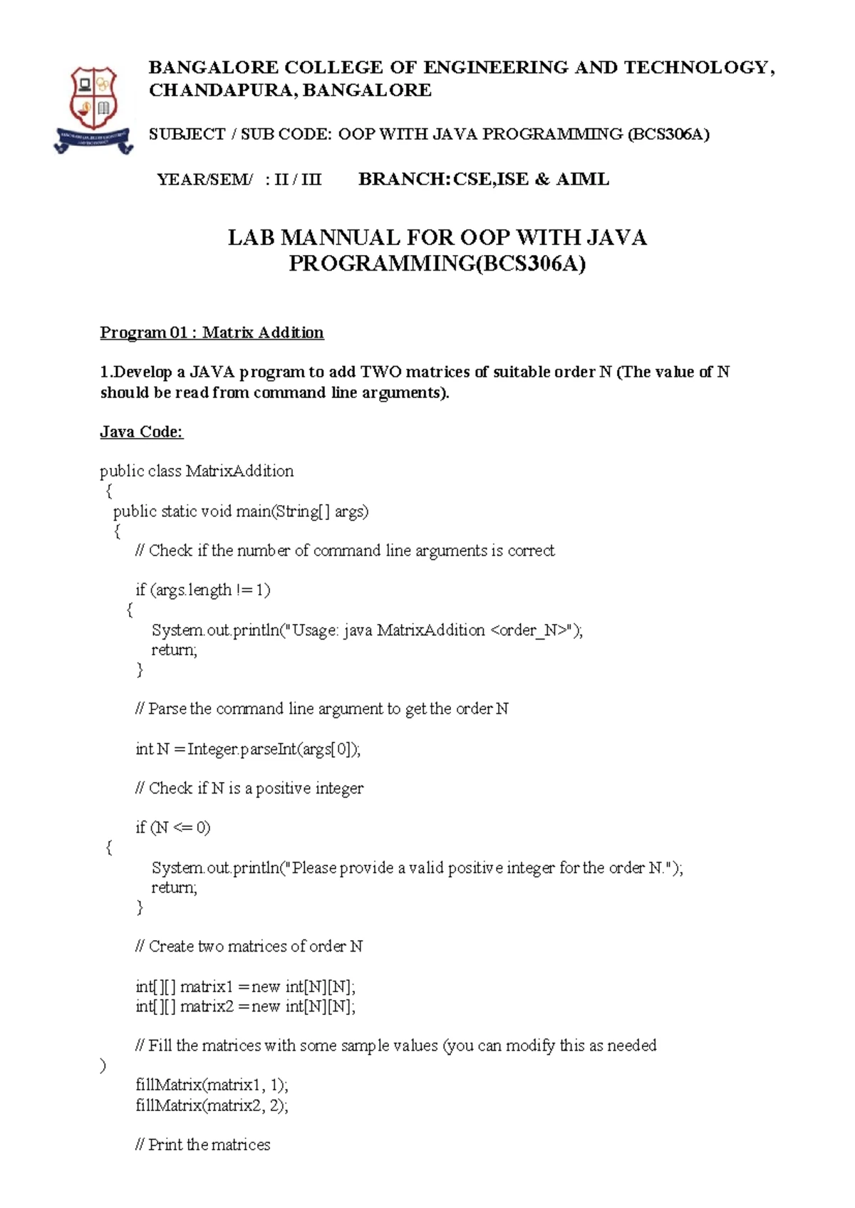 DD&CO LAB Manual (BCS302) - Logic Gates & Verilog HDL Implementation ...