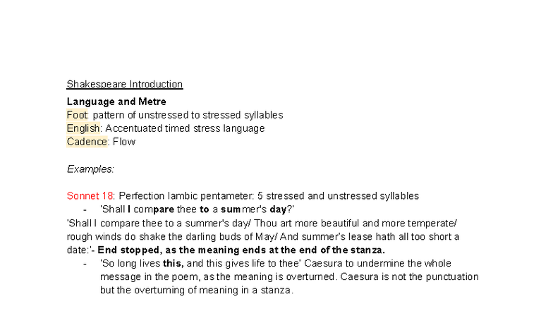The Tempest (ENG 201): Comprehensive Revision Notes on Language ...