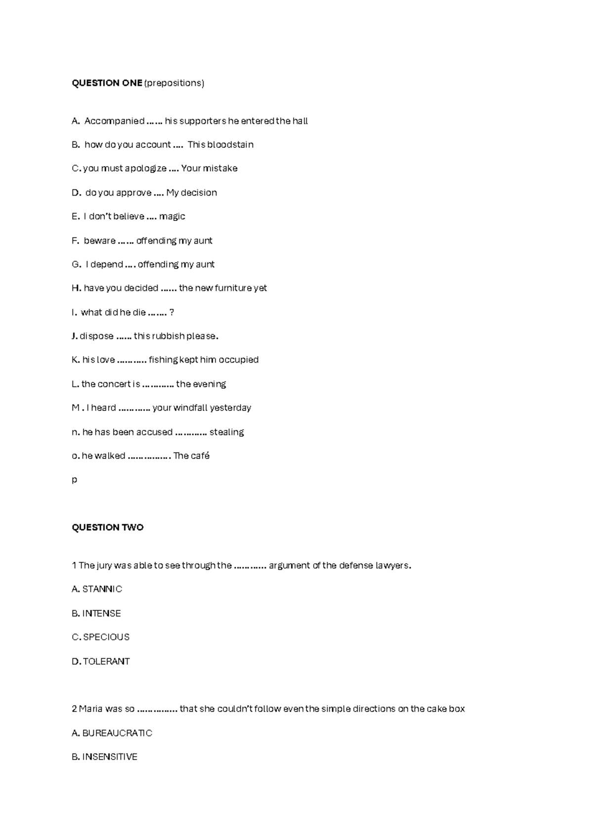 ENG112 English Final Exam Question Paper with Memo - Studocu