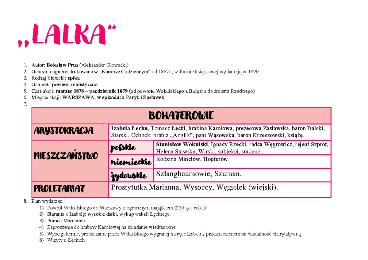 Quo vadis - Notatka przygotowana do E8 2023 - Quo vadisQuo vadis Autor: Gatunek literacki ...