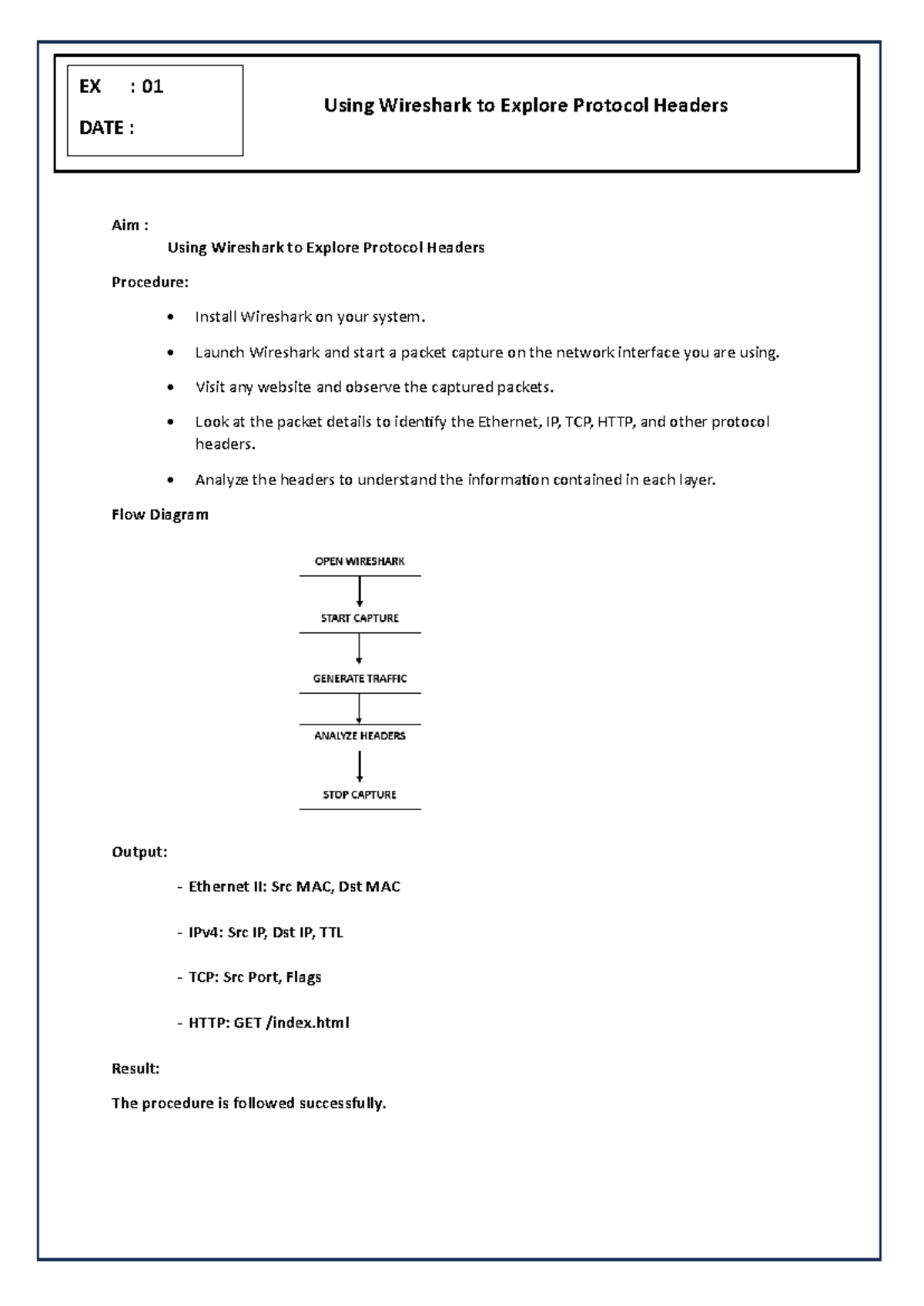 Cb3602 Lab Manual: Exploring Network Protocols & Security Attacks - Studocu