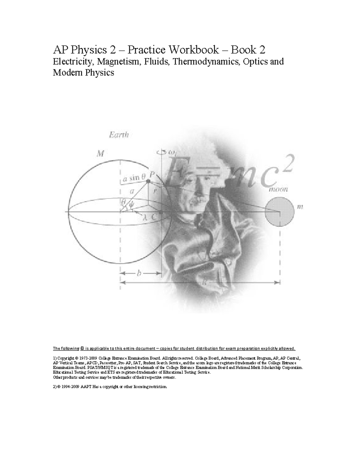 AP 2 workbook-1-22 - Classical Mechanics - AP Physics 2 – Practice ...