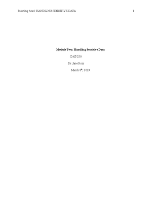 Compliance Audits - Module 4 - Monique Morales DAT- Compliance Audits A ...