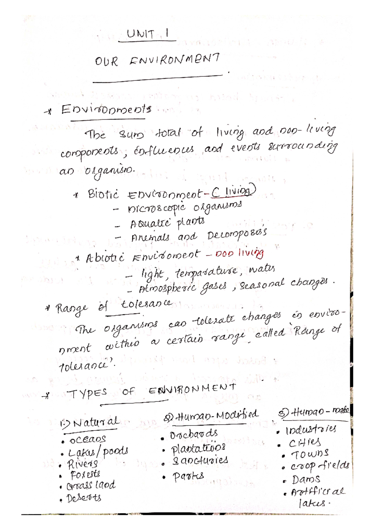 BEVAE 181 Unit 1 Summary Notes for Quick Review - Studocu