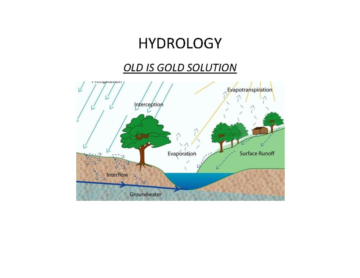 Final Exam Notes for Hydrology (ENG-301) - Studocu