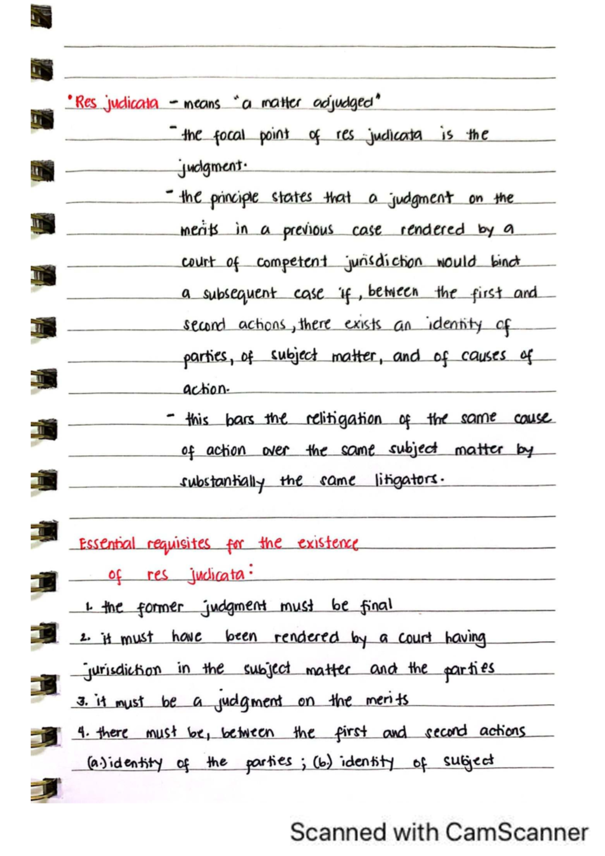 Philaw Notes: Key Legal Doctrines and Principles Explained - Studocu