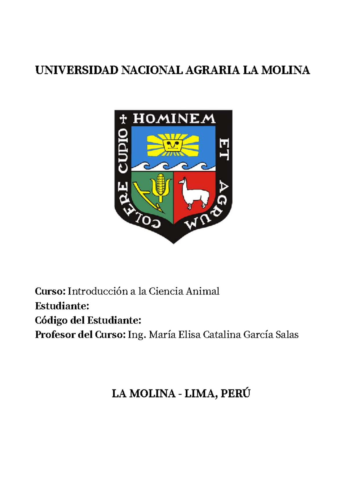 ZT1009 Introducción a la Ciencia Animal: Análisis de Documentales sobre ...