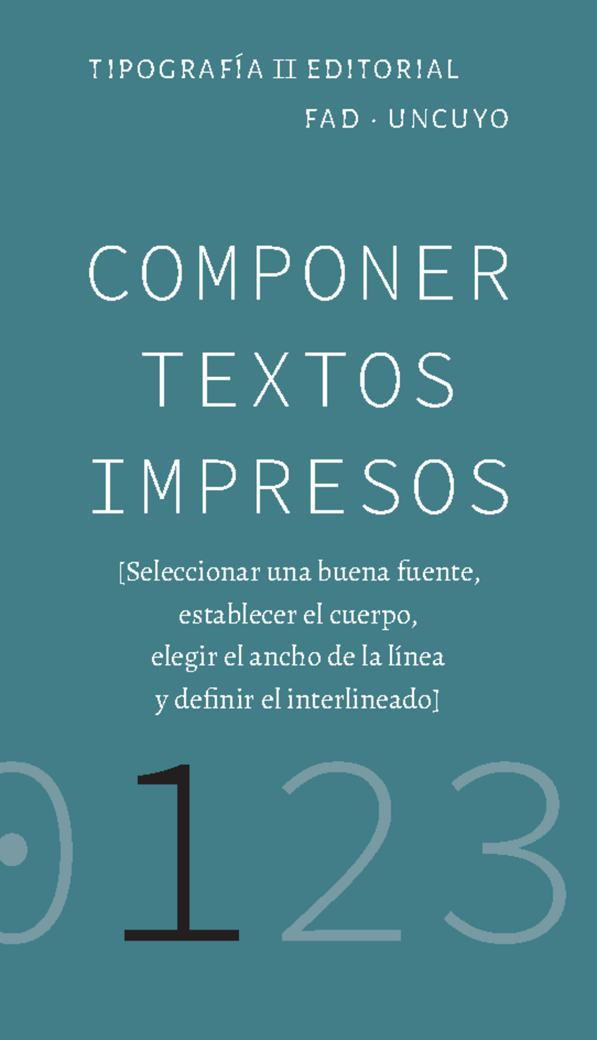 Tipografía II: Composición de Textos Impresos - Teoría y Práctica - Studocu