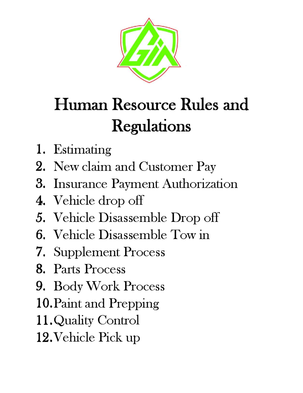 Human Resources Rules & Regulations Guide - BA 189T - Human Resource ...
