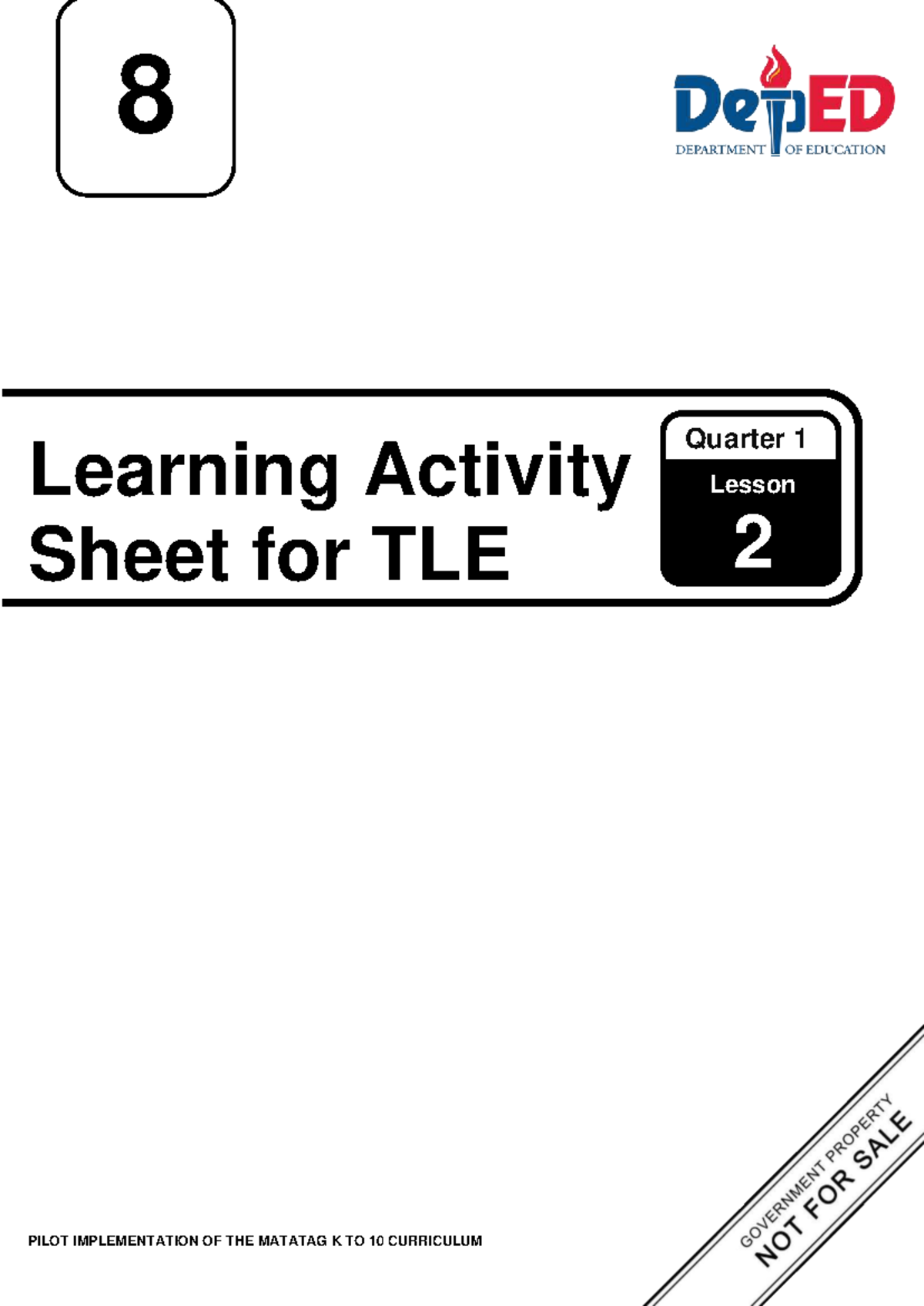 Q1 TLE 8 Lesson 2 Activity Sheet: Digital Footprints & Laws - Studocu