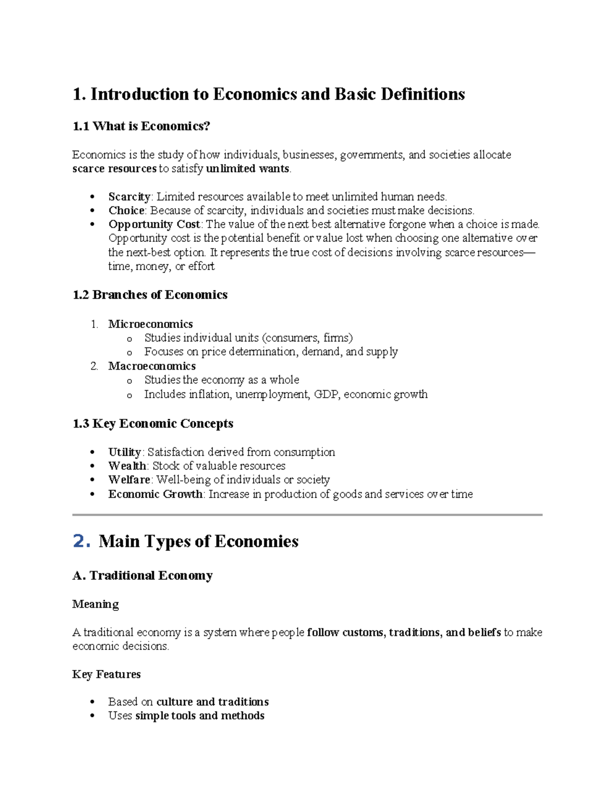 Instructional Methods for Economics: CAT 1 Overview - Studocu