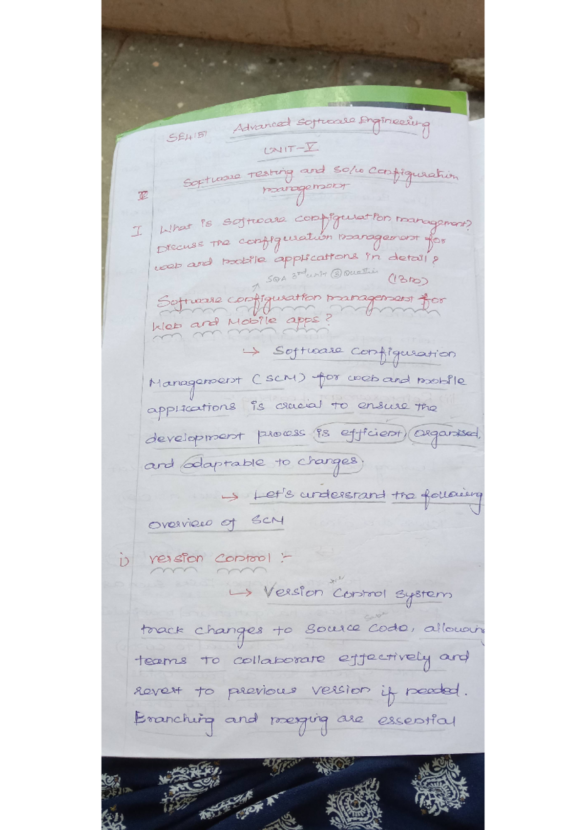 SE4151 Advanced Software Engineering: Software Configuration Mgmt & Design Patterns - Studocu