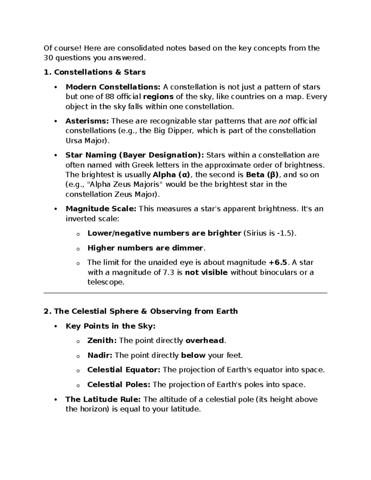 Chapter 2 - Key Concepts in Astronomy and Eclipses - Studocu