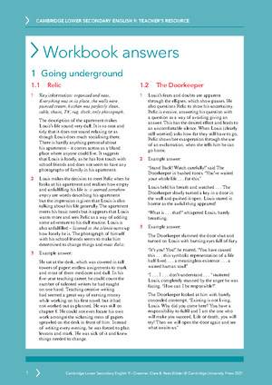 Science Stage 9 workbook answers - ####### CAMBRIDGE LOWER SECONDARY ...