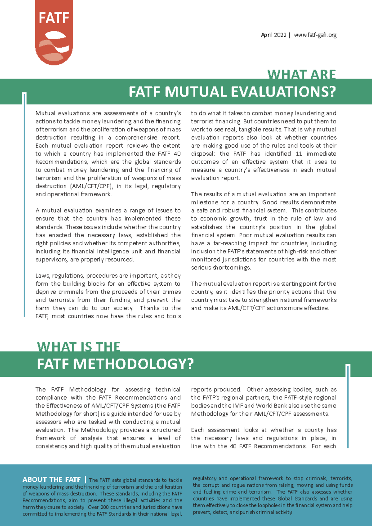 FATF Mutual Evaluations: Understanding the 5th Round Methodology - Studocu