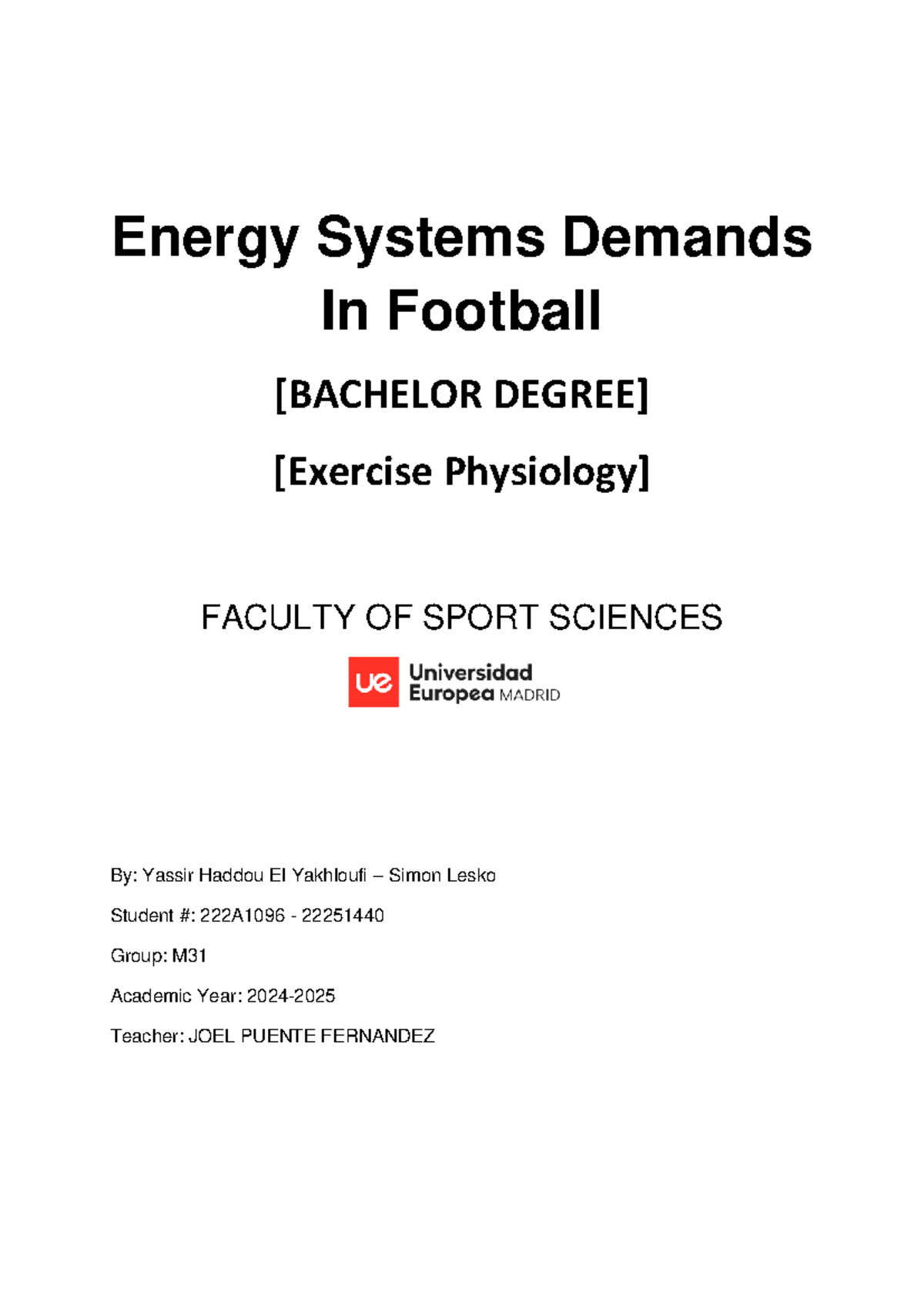 Energy Systems Demands In Football - Energy Systems Demands In Football ...