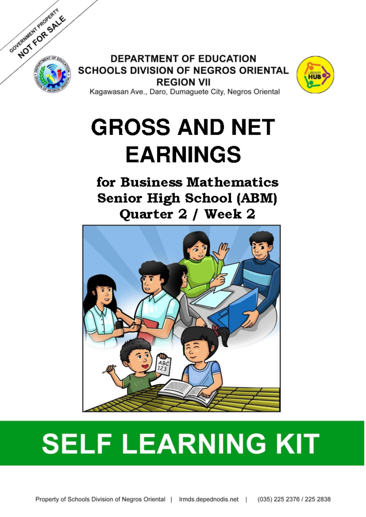 ABM Business Math: Gross & Net Income Notes for Senior High School ...