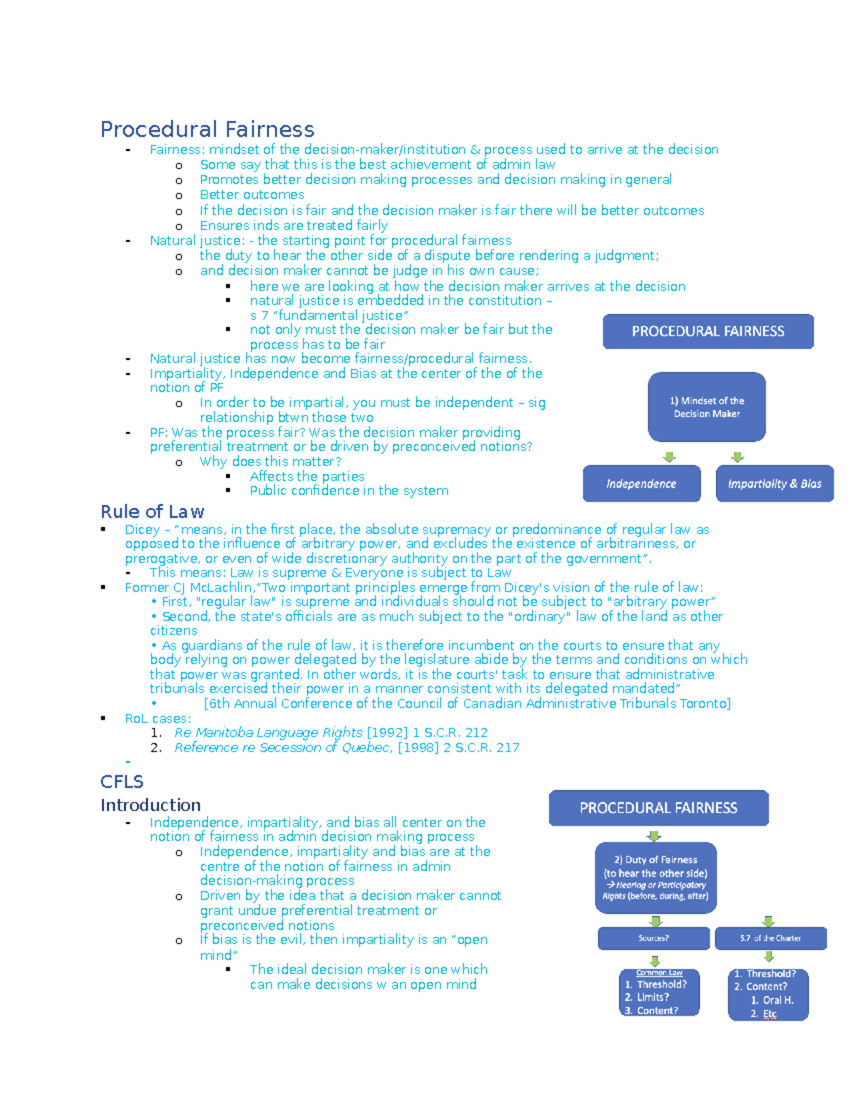 Procedural Fairness Intro - Procedural Fairness Fairness: mindset of ...