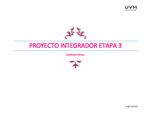 A2 EQ10 - actividad 2 en equipo - Derecho Penal Actividad 2 .- Proyecto integrador etapa 1. Dr ...