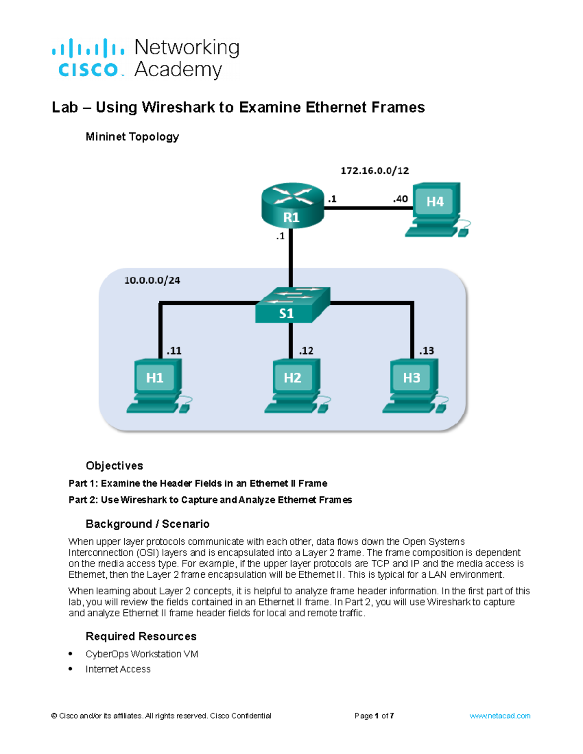 IT0005-Lab-Ex 6: Analyzing Ethernet Frames with Wireshark - Studocu