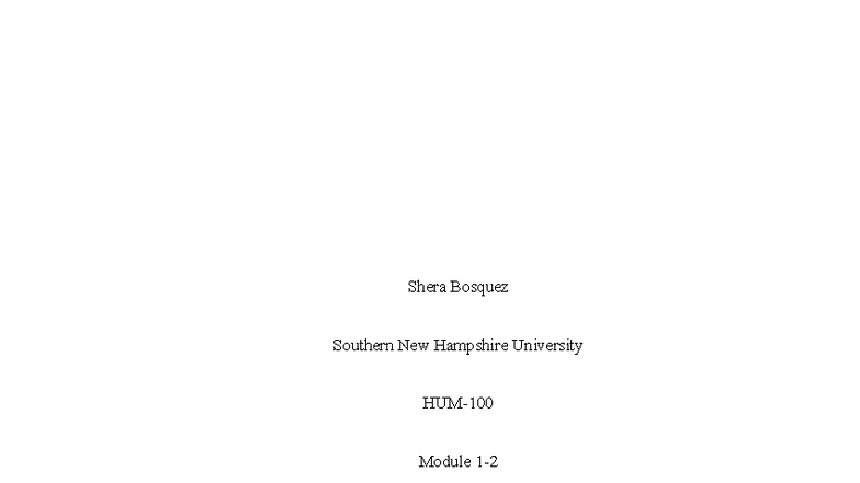 HUM-100-1-2-S Bosquez: Final Exam Short Answers on Cultural Identity ...