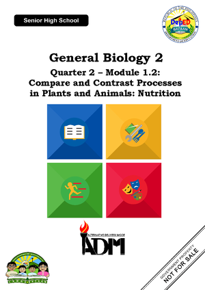Module 4.2 Immune System - General Biology 2 Quarter 2 – Module 4: Compare and Contrast the ...