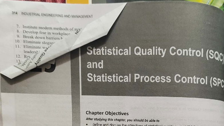 SQC 101: Understanding Statistical Quality Control Charts and Their Applications - Studocu