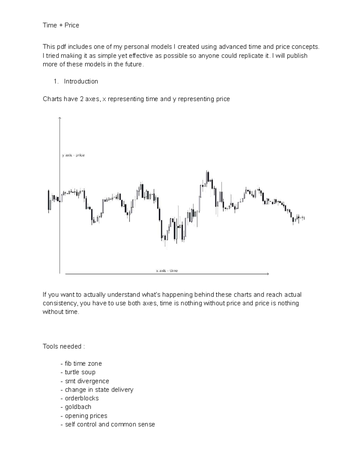 Time Price: Understanding the Impact of Time on Market Movements - Studocu