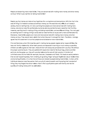 MUET Writing Examples - 1) ARGUMENTATIVE ESSAY Example question ...