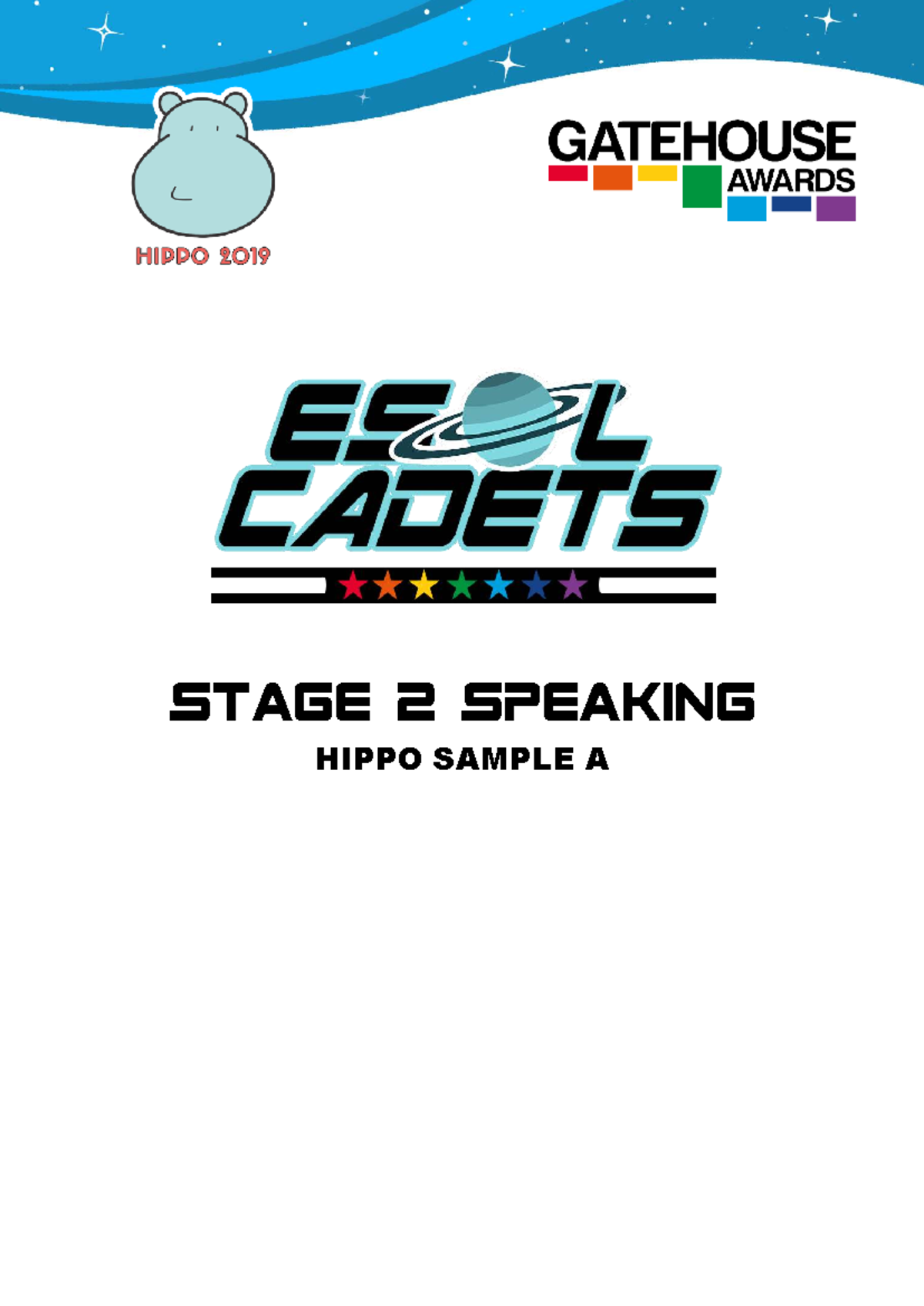 Stage 2 Speaking Exam - HIPPO Sample A Overview - Studocu