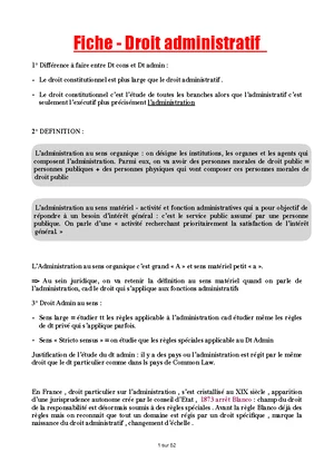 Cours Complet DE Droit Administratif - INTÉGRAL DU COURS DE DROIT ...