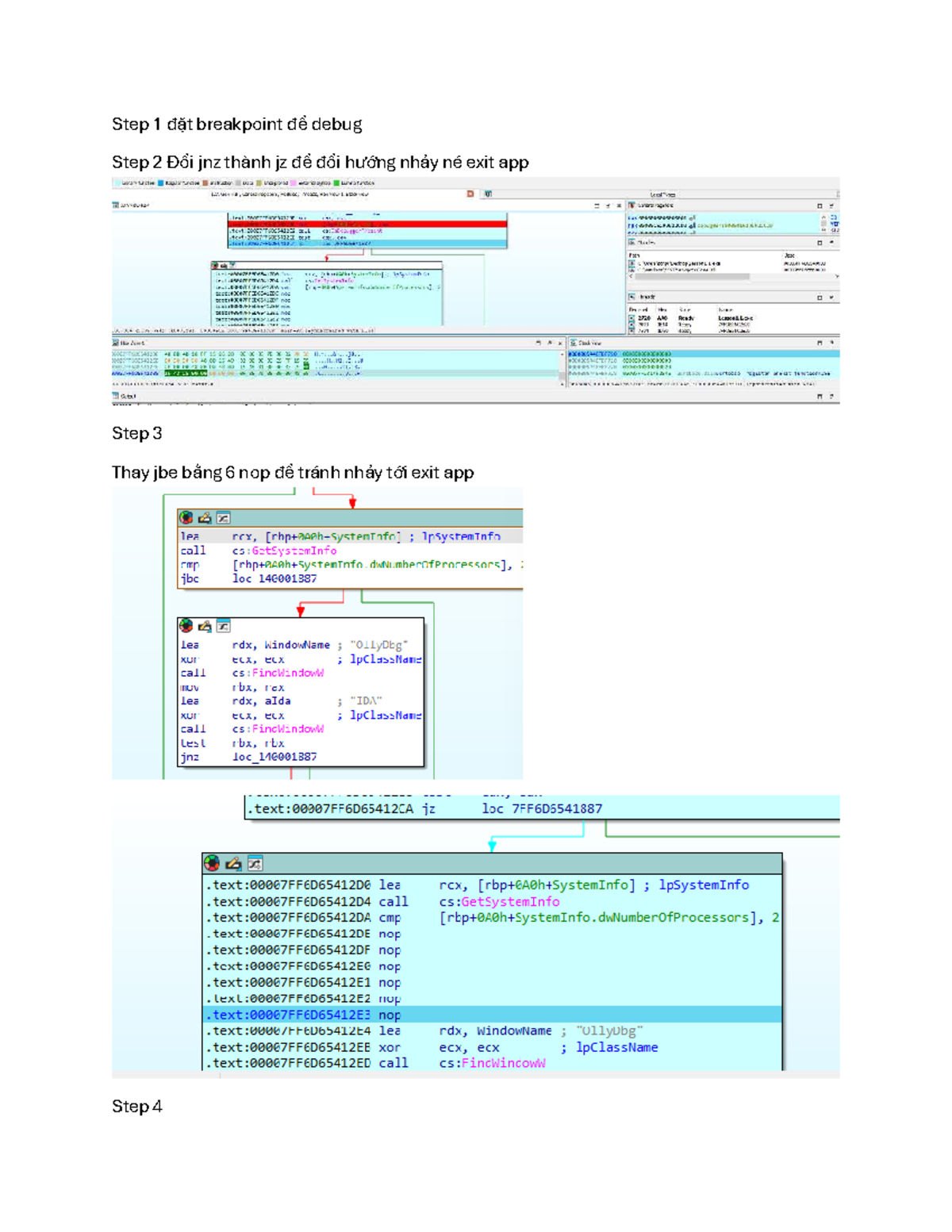 Writeup Lesson 1 - Debugging Techniques and Code Modifications - Studocu