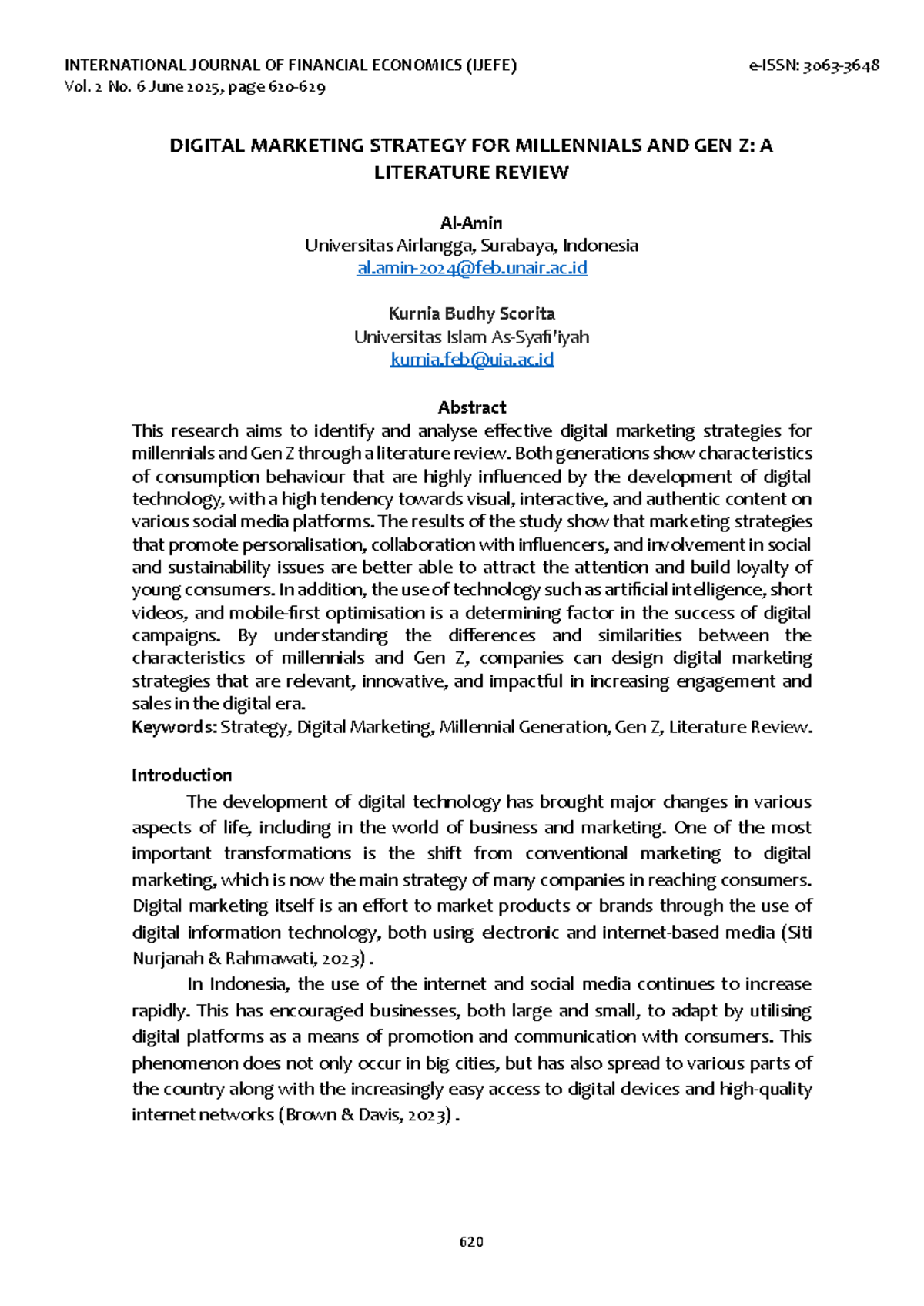 Digital Marketing Strategies for Millennials & Gen Z: A Literature ...