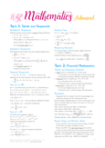 Mathematics Advanced - Grade: 12 - New South Wales Higher School ...